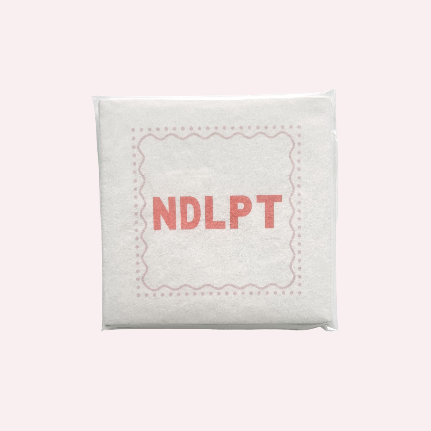 NDLPT Napkins in Pink | Designer Party Pack of 12