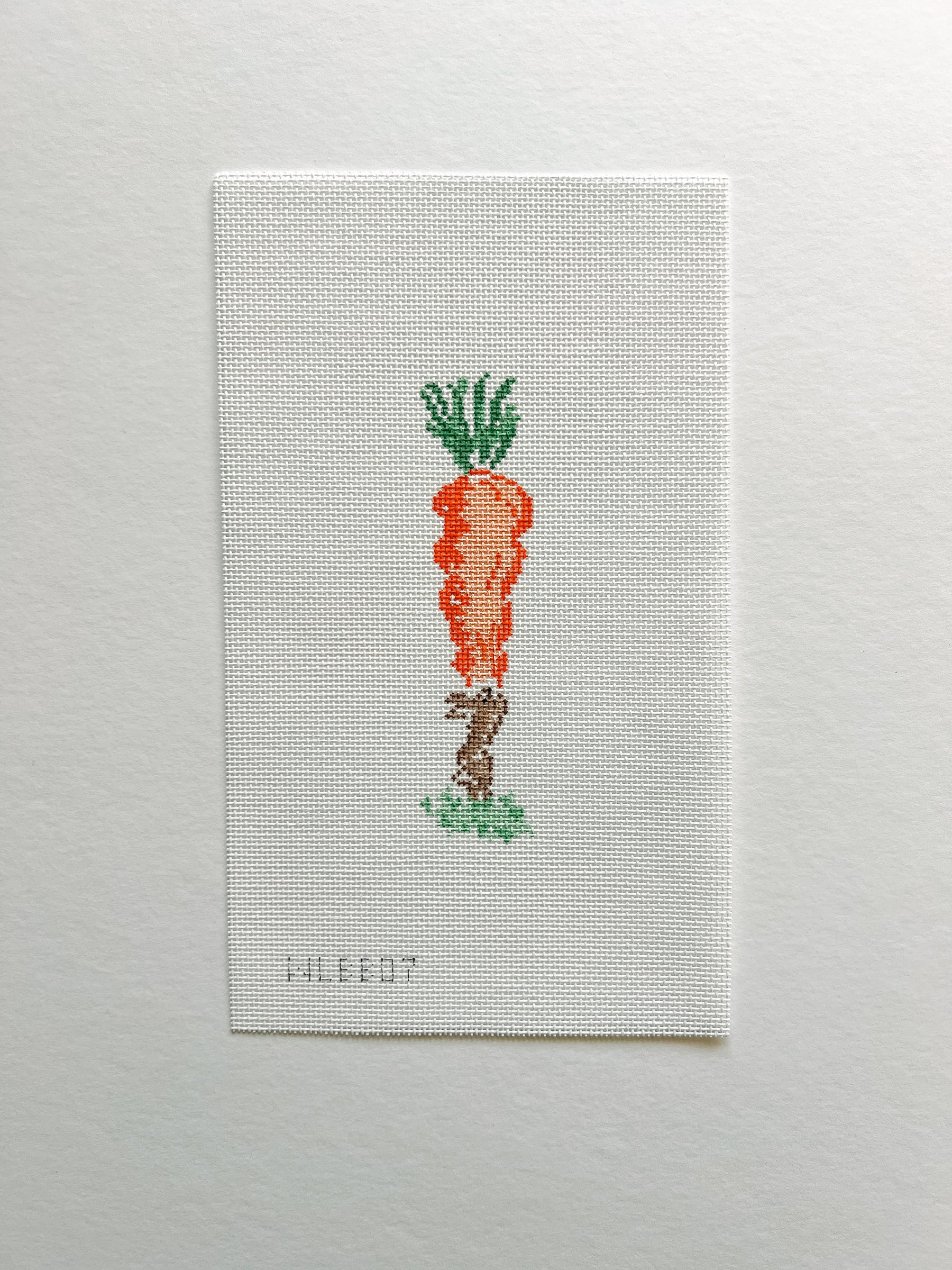 Needlepoint Canvas: Bunny with Carrot